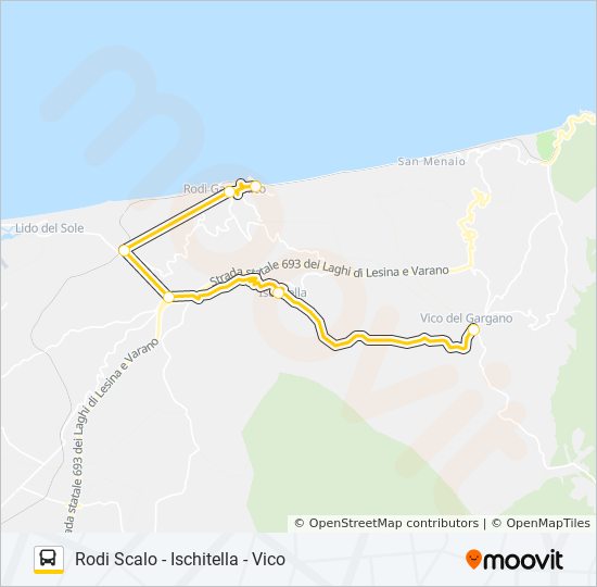1046ri22 Route: Schedules, Stops & Maps - Rodi Garganico - Stazione ...