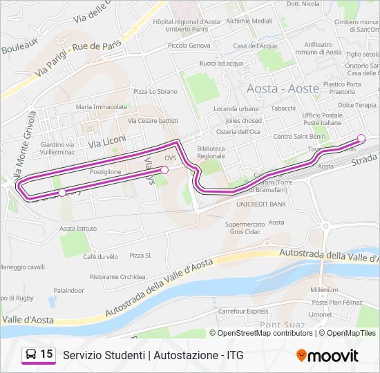 15 Route: Schedules, Stops & Maps - Chambery RAI (Updated)