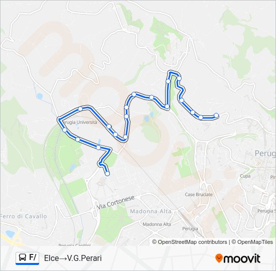 f Route: Schedules, Stops & Maps - Elce‎→V.G.Perari (Updated)