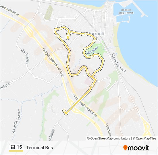 15 Route: Schedules, Stops & Maps - Terminal Bus (Updated)