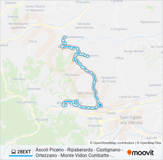 28ext Route: Schedules, Stops & Maps - Croce Rossa (Updated)