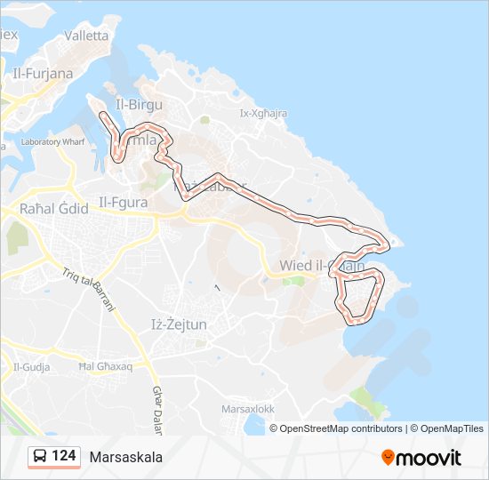 124 Route: Schedules, Stops & Maps - Marsaskala (Updated)
