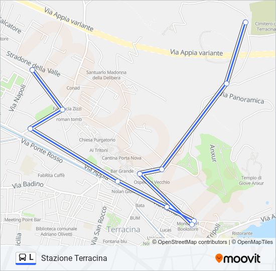 l Route: Schedules, Stops & Maps - Stazione Terracina (Updated)