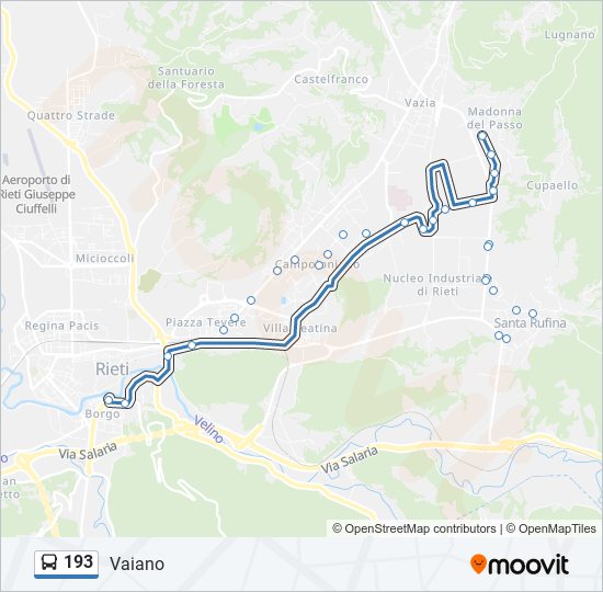 193 Route: Schedules, Stops & Maps - Vaiano (Updated)