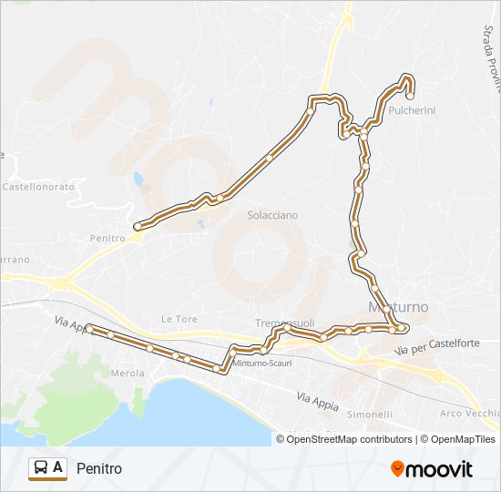 a Route: Schedules, Stops & Maps - Penitro (Updated)