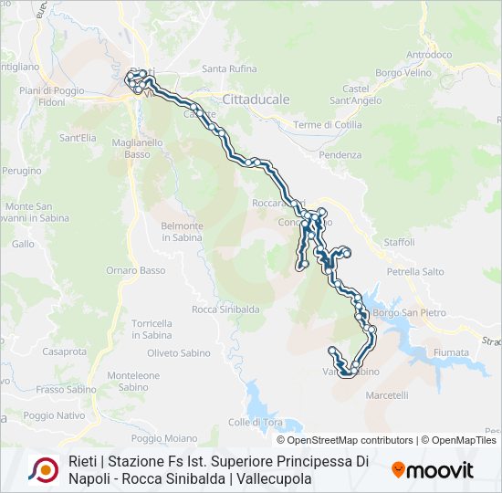 COTRAL Route: Schedules, Stops & Maps - Rieti | Stazione FS Ist ...