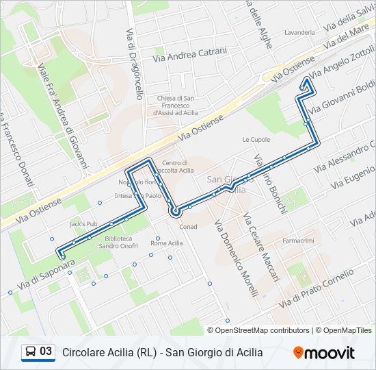03 Route: Schedules, Stops & Maps - Altamura/Bertolla (Updated)
