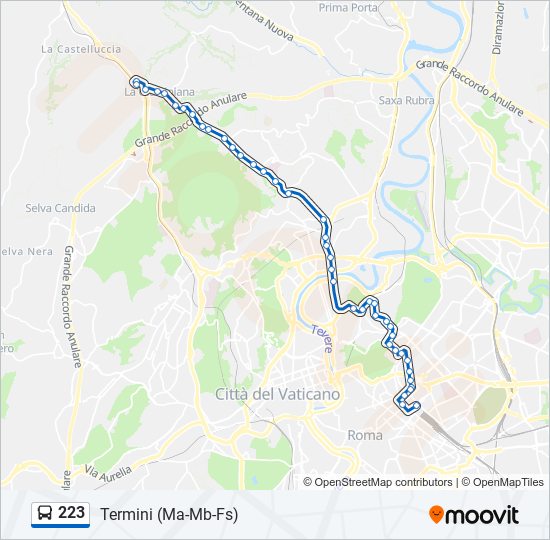 223 Route: Schedules, Stops & Maps - Termini (Ma-Mb-Fs) (Updated)