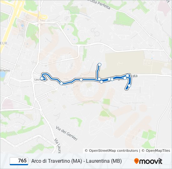 765 Route: Schedules, Stops & Maps - Grotte D'Arcaccio/Scuole (Updated)