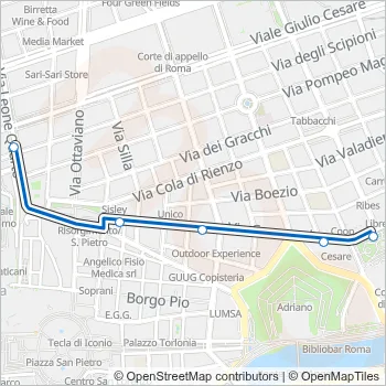 Linea 913: orari, fermate e mappe - P.za Cavour (Aggiornato)