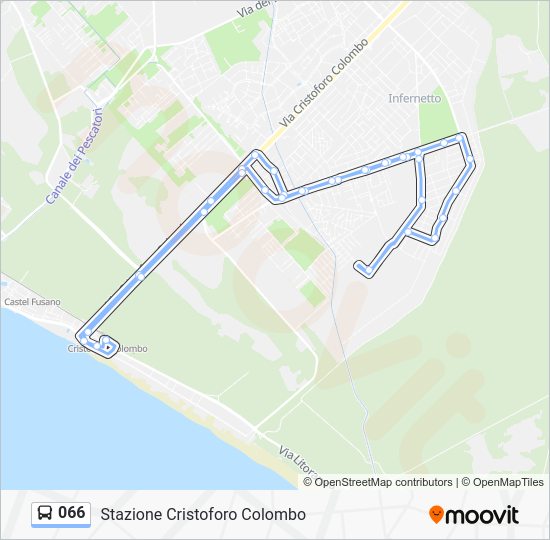 066 Route: Schedules, Stops & Maps - Stazione Cristoforo Colombo (Updated)