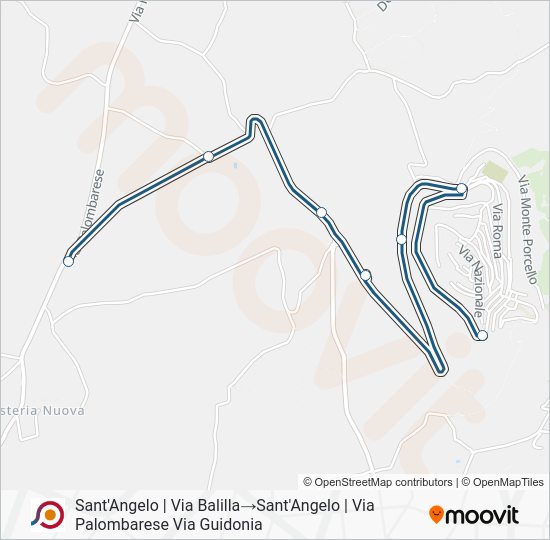 COTRAL Route: Schedules, Stops & Maps - Sant'Angelo | Via Balilla‎→Sant ...