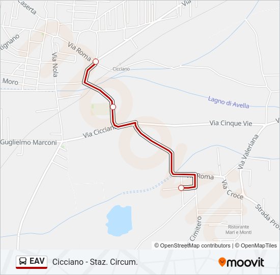 eav Route: Schedules, Stops & Maps - Cicciano - Staz. Circum. (Updated)