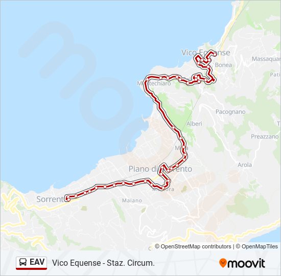 eav Route: Schedules, Stops & Maps - Vico Equense - Staz. Circum. (Updated)