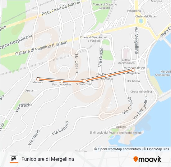 funicolare di mergellina Route: Schedules, Stops & Maps - Mergellina ...