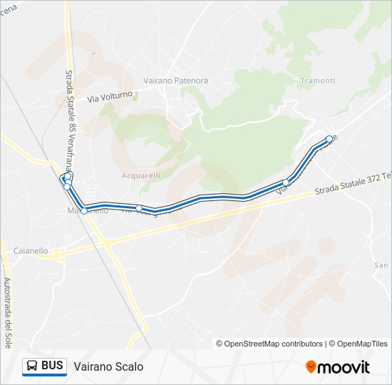bus Route: Schedules, Stops & Maps - Vairano Scalo (Updated)