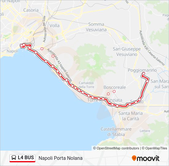 L4 BUS Route: Schedules, Stops & Maps - Napoli Porta Nolana (Updated)