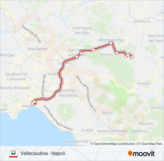 Linea sellitto: orari, fermate e mappe - Napoli Metropark (Aggiornato)