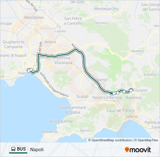 bus Route: Schedules, Stops & Maps - Napoli (Updated)