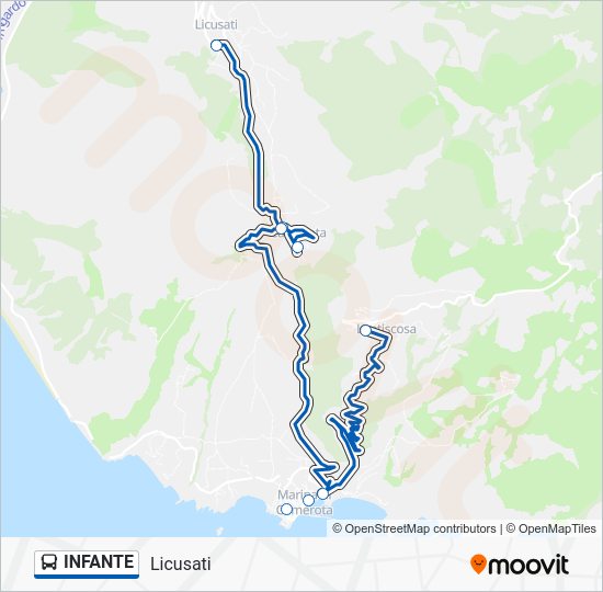 infante Route: Schedules, Stops & Maps - Licusati (Updated)