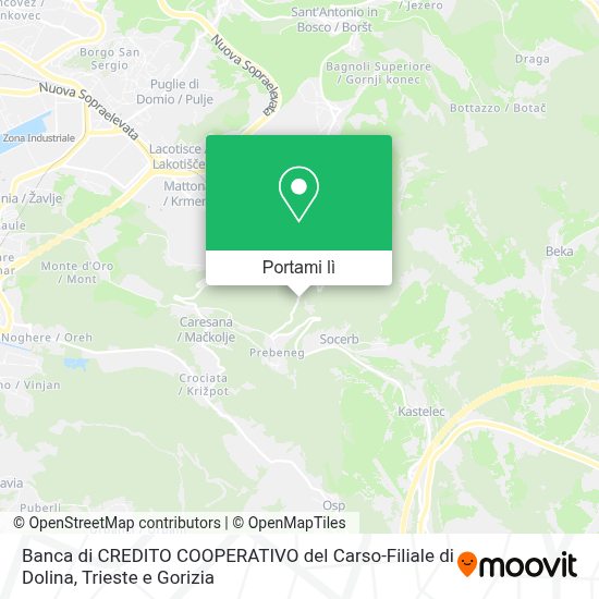 Come arrivare a Banca di CREDITO COOPERATIVO del Carso-Filiale di ...