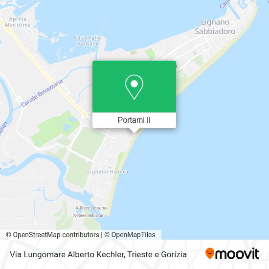 Come arrivare a Via Lungomare Alberto Kechler a Lignano Sabbiadoro con bus?