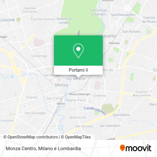 Come arrivare a Monza Centro con bus, treno o metro?
