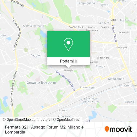 Come arrivare a Fermata 321- Assago Forum M2 a Milano con metro, bus ...