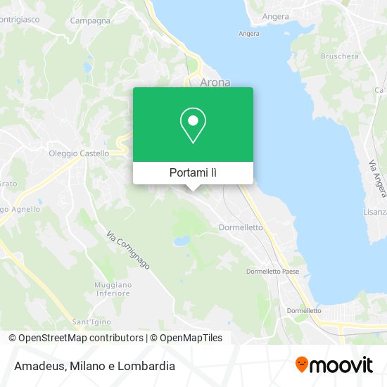 Come arrivare a Amadeus a Arona con bus, treno o metro?