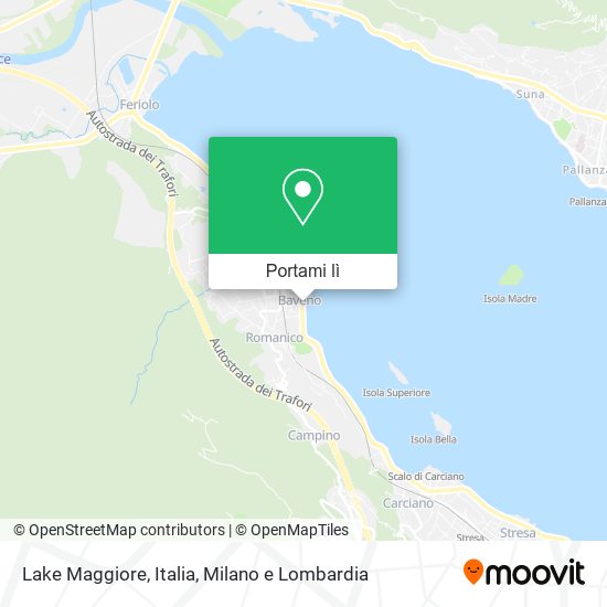 Come arrivare a Lake Maggiore, Italia a Baveno con Bus, Treno o Metro?