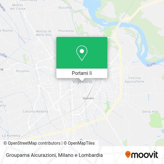 Come arrivare a Groupama Aicurazioni a Vigevano con bus, treno o metro?