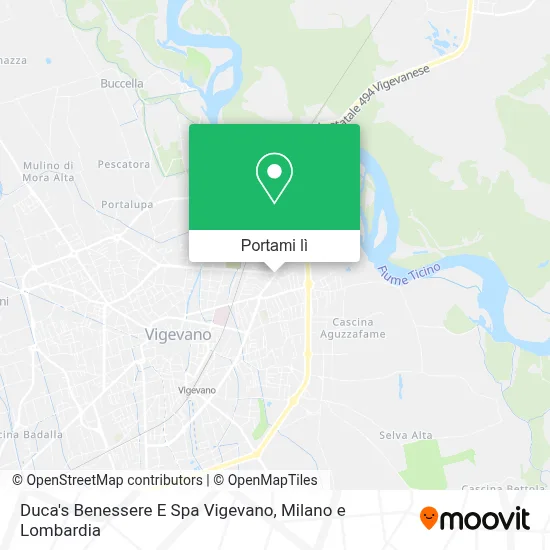 Come arrivare a Duca's Benessere E Spa Vigevano con bus o treno?