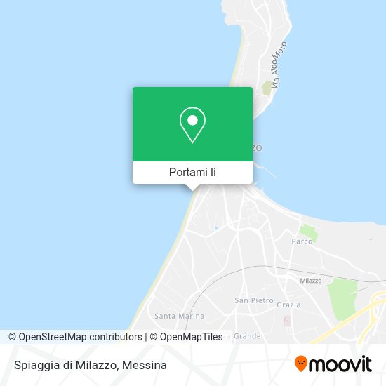 Come arrivare a Spiaggia di Milazzo a Messina con bus?