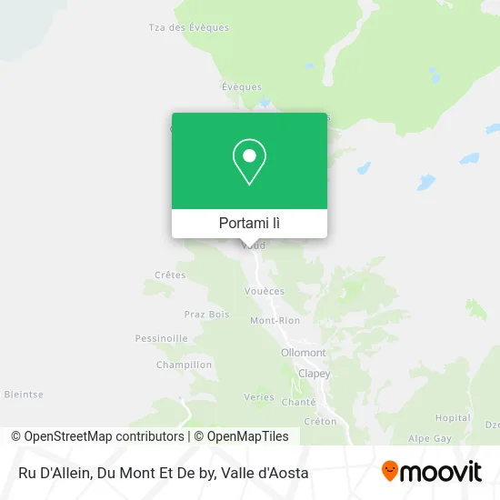Come arrivare a Ru D'Allein, Du Mont Et De by a Valle d'Aosta con bus?