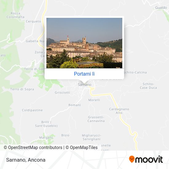 Come arrivare a Sarnano con bus?