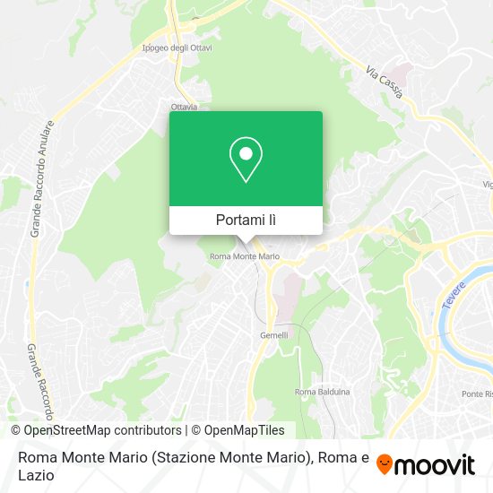 Come arrivare a Roma Monte Mario (Stazione Monte Mario) con bus, treno ...