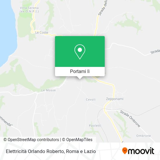 Come arrivare a Elettricità Orlando Roberto a Montefiascone con bus o ...