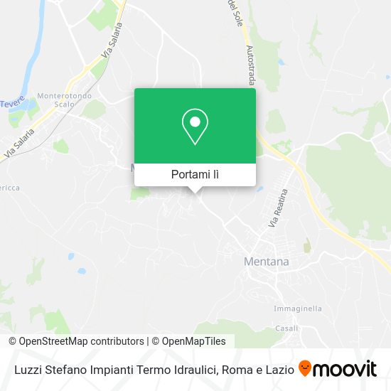 Come arrivare a Luzzi Stefano Impianti Termo Idraulici a Monterotondo ...