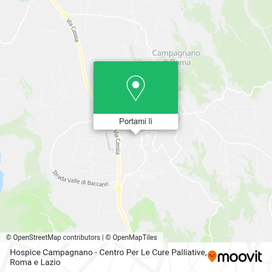 Come arrivare a Hospice Campagnano - Centro Per Le Cure Palliative a ...