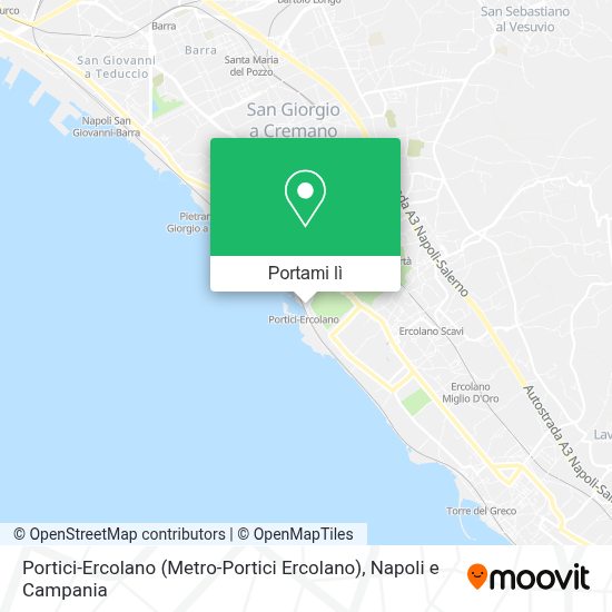 Come arrivare a Portici-Ercolano (Metro-Portici Ercolano) con treno ...
