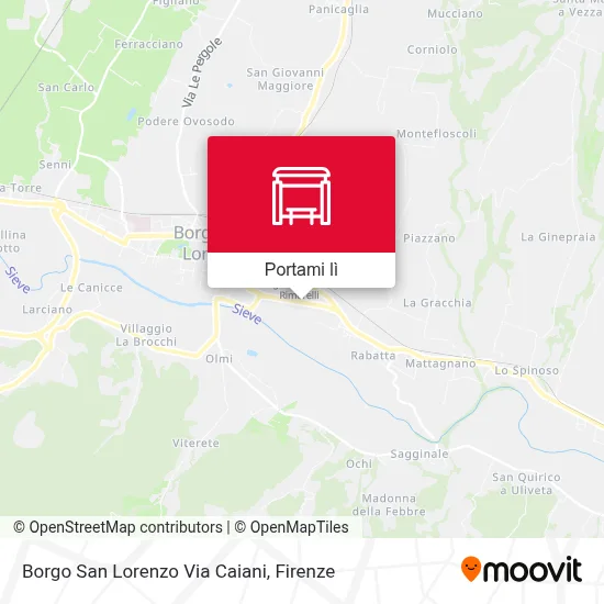 Borgo San Lorenzo Via Caiani - Percorsi, orari e tariffe