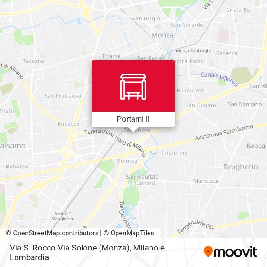 Fermata Via S. Rocco Via Solone (Monza) - Percorsi, orari e tariffe