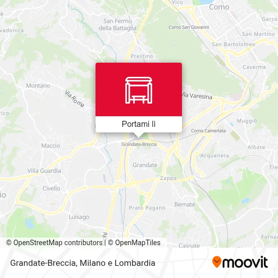 Stazione Grandate-Breccia - Percorsi, orari e tariffe