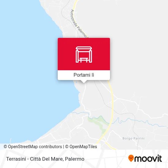 Fermata Terrasini - Città Del Mare - Percorsi, orari e tariffe