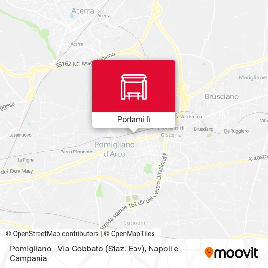 Fermata Pomigliano - Via Gobbato (Staz. Eav) - Percorsi, orari e tariffe