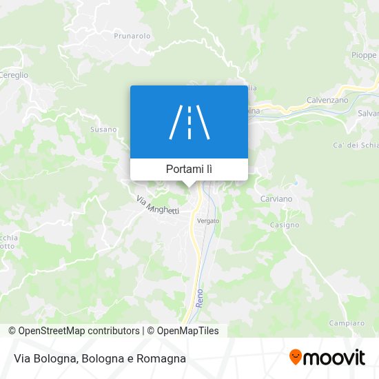 Come arrivare a Via Bologna, Unione Dell'Appennino Bolognese in bus o ...