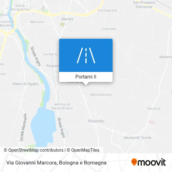 Come arrivare a Via Giovanni Marcora, Parma in bus?