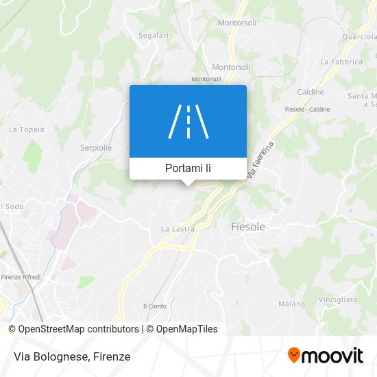Come arrivare a Via Bolognese, Firenze in bus, tram o treno?