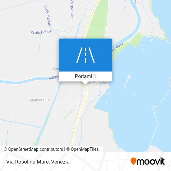 Trova i migliori percorsi per Via Rosolina Mare