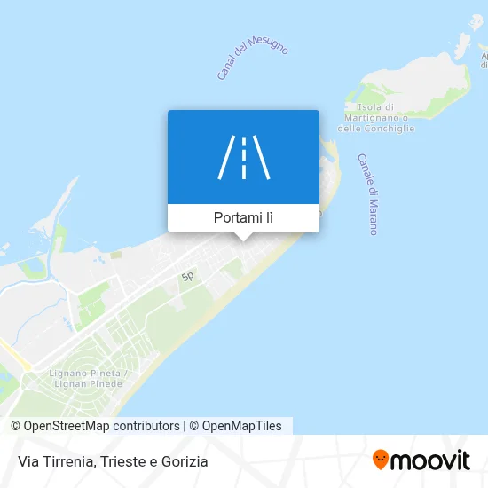 Come arrivare a Via Tirrenia, Lignano Sabbiadoro in bus o treno?